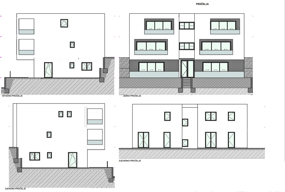 Grad Krk, novogradnja, dvoetažni apartman s bazenom i pogled | INDEX OGLASI