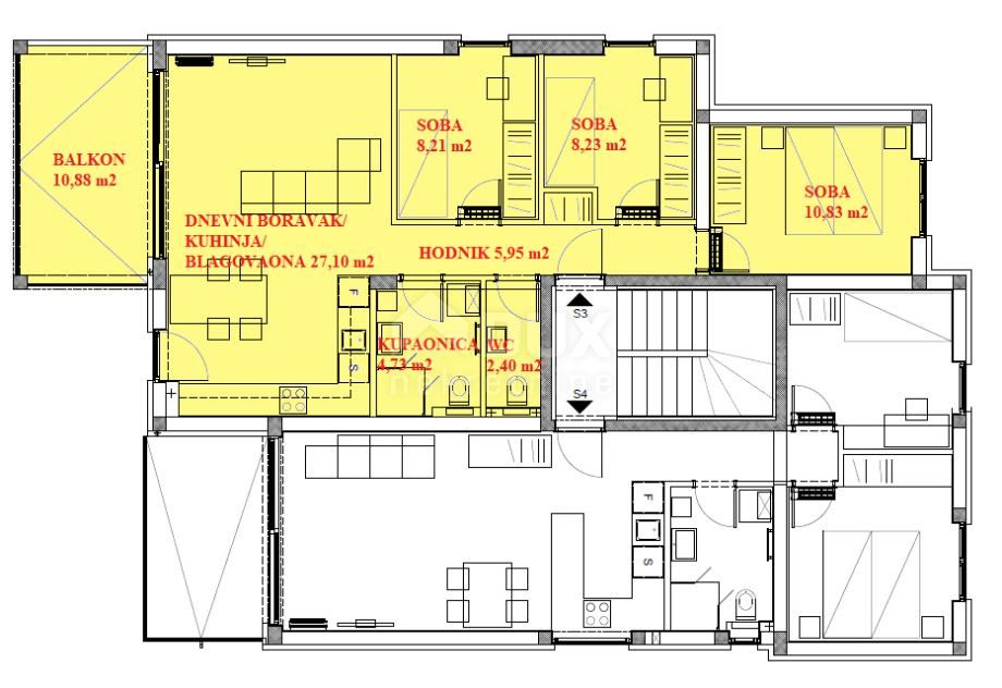 ZADAR, MELADA - Prostrani stan u novogradnji na mirnoj lokac | INDEX OGLASI