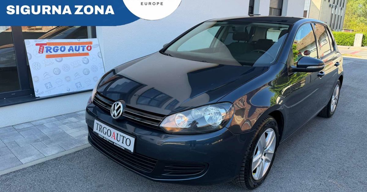 VW Golf 6 1,6 TDI 2010.g. *P. SENZORI -VEL. SERVIS- ALU 16''* | INDEX ...