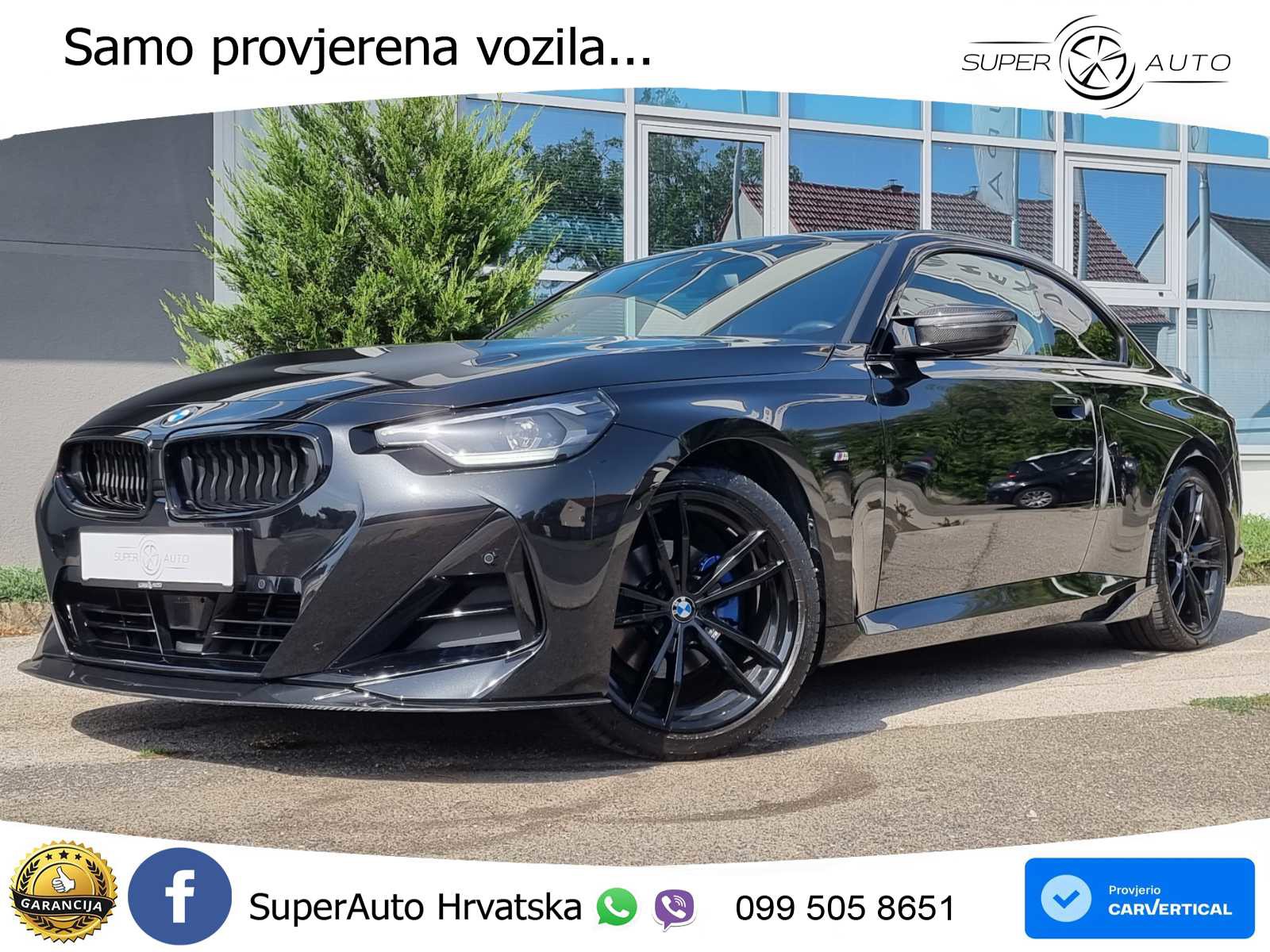 BMW 220i Coupe Aut. M Sport Shadowline 184 KS, u PDV-u REG 05/26 LED+GR ...