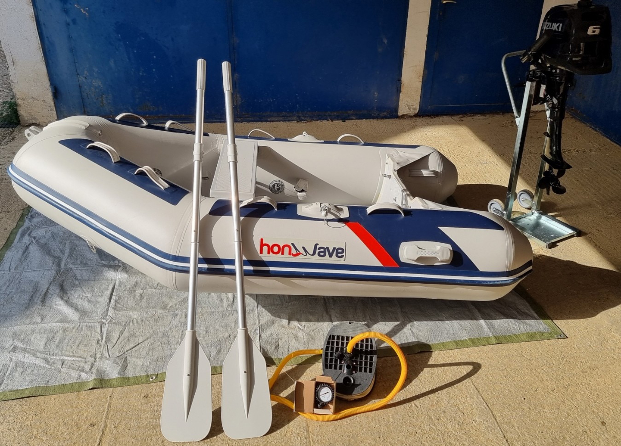 HonWave T24 IE3 + Suzuki DF6 - nije potrebna registracija | INDEX OGLASI