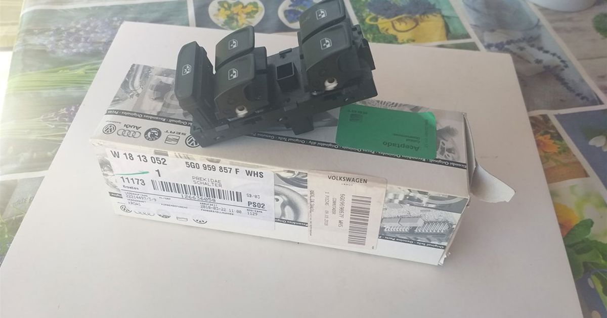 VW SEAT PREKIDAČI SA JEDINICOM PODIZAČA STAKALA (POLO AW, GOLF 7 ...
