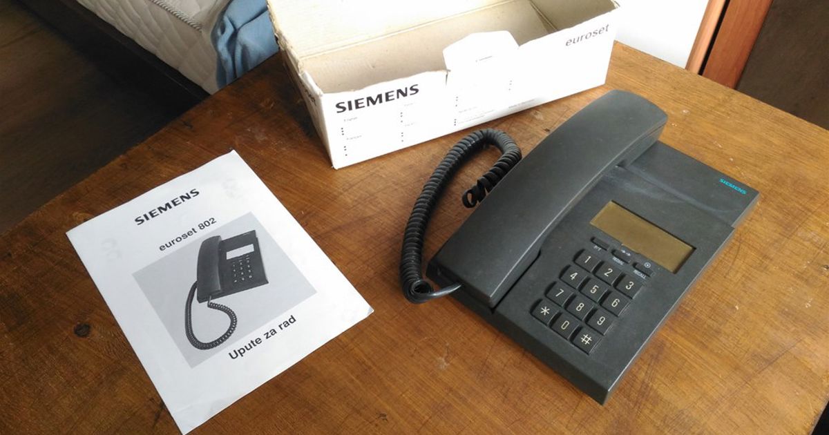 Fiksni telefon Siemens euroset 802 | INDEX OGLASI