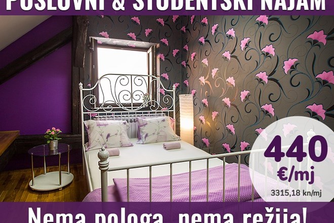 Nema pologa, nema režija! Soba u strogom centru Zagreba (Europski trg ...